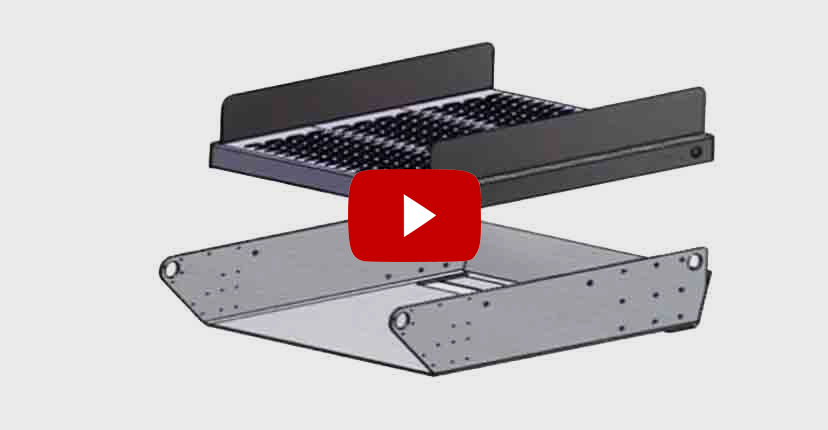 SafeRack Patented Features - Gangway Universal Body - SafeRack