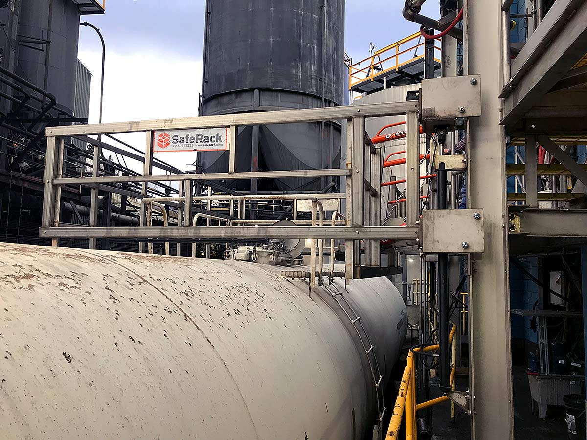 Bulk Chemical Loading Solution in a Constrained Work Area - SafeRack