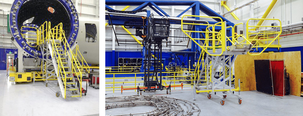 Project Profile - Large Airplane Fuselage Maintenance Platforms