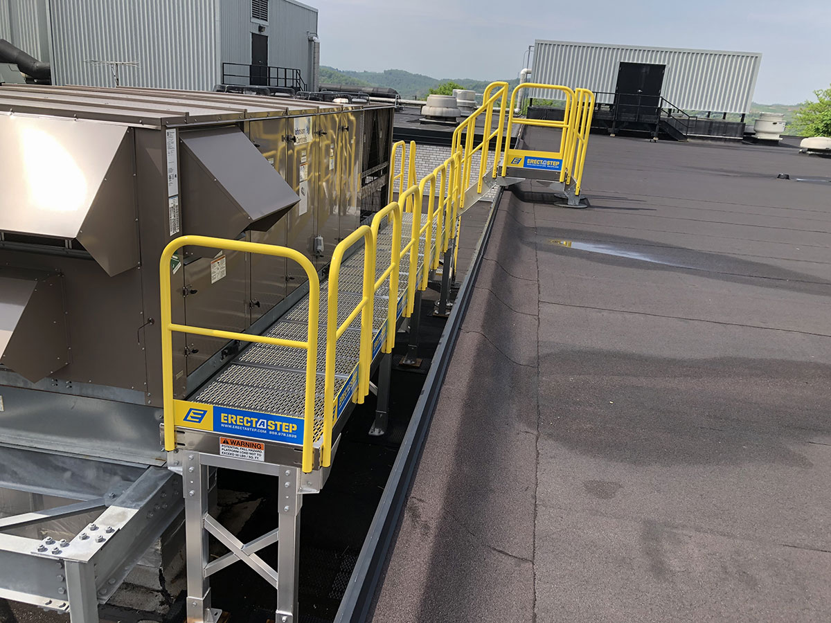 SafeRack - Solves Complex Access Stairs for Air Handlers & HVAC units
