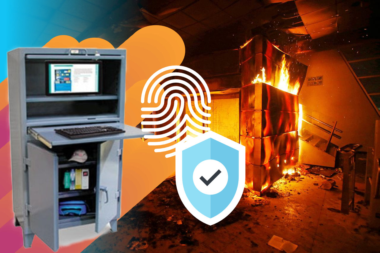 Secure your data with a metal computer cabinet - SafeRack